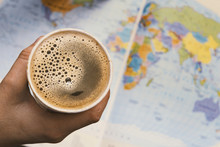 Maps And Coffee Free Stock Photo - Public Domain Pictures