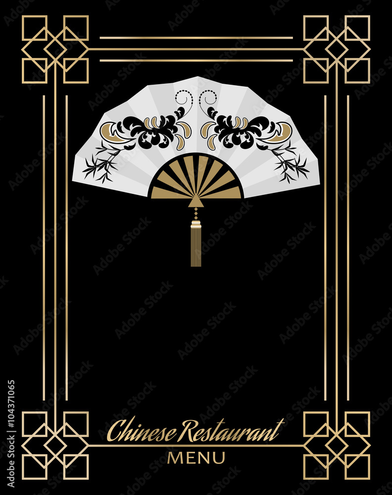 Chinese Food Menu Cover Design