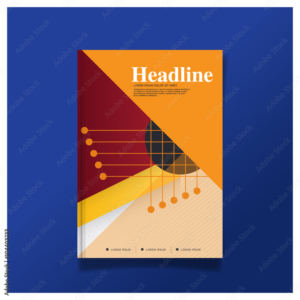 Vector design for Cover Report, Brochure, Flyer, Poster in A4 size ...