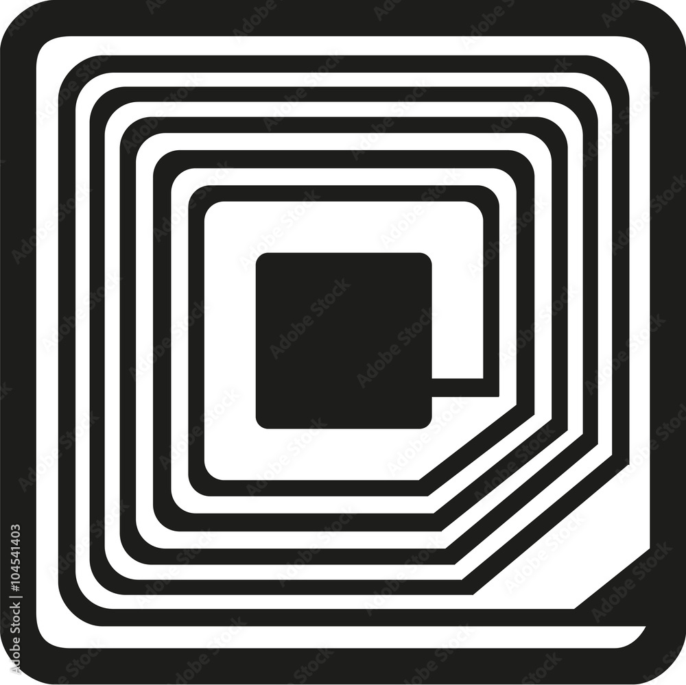 RFID symbol Stock Vector | Adobe Stock
