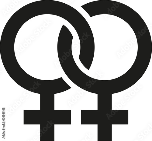 Lesbian Signs Stock Vector Adobe Stock
