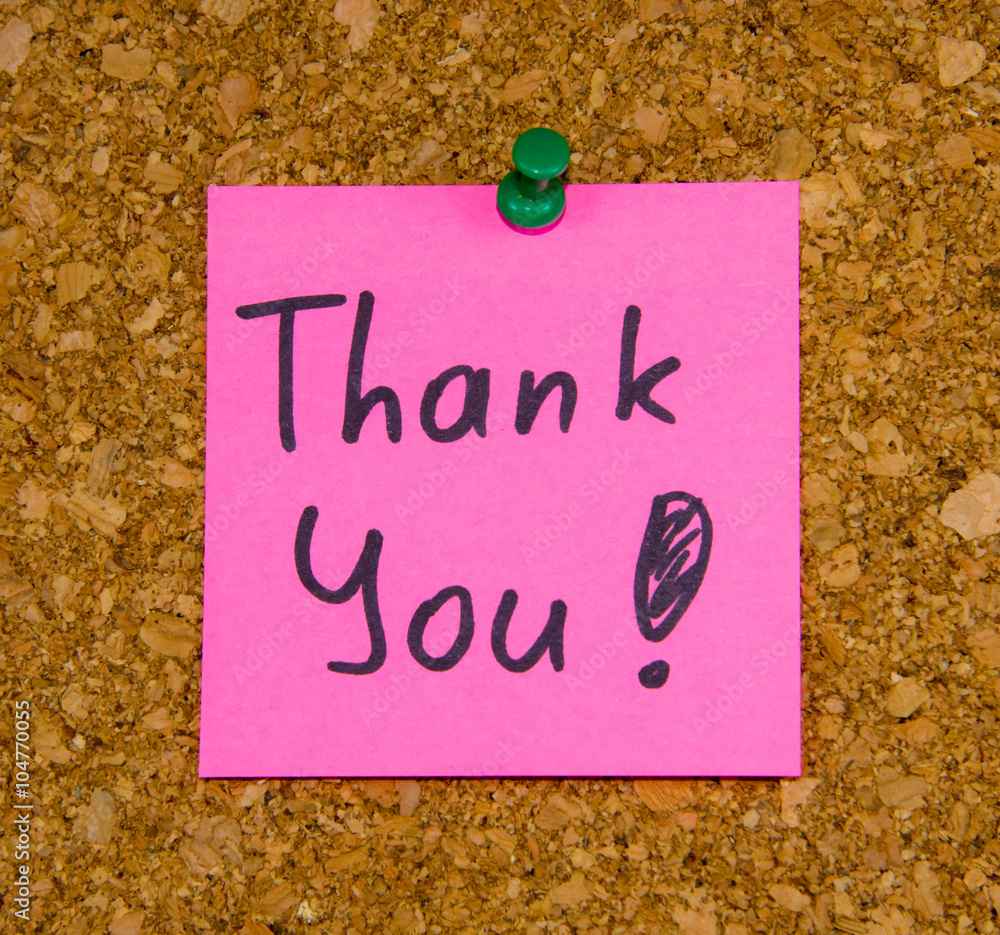thank you post it Stock Photo | Adobe Stock