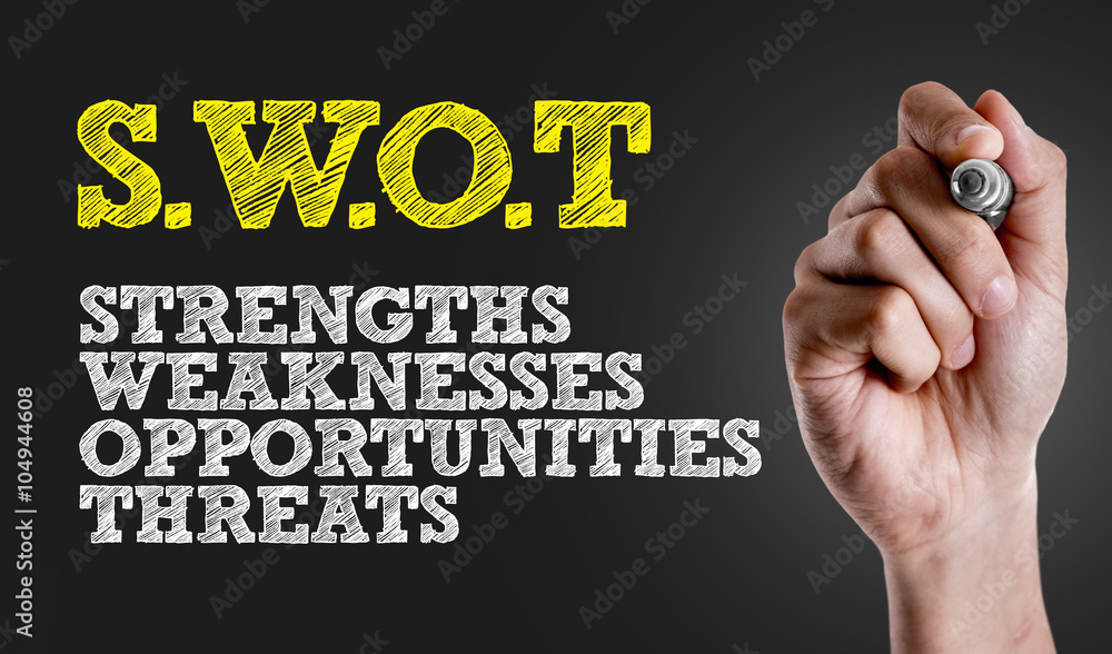 Stock-Illustration „Hand writing the text: Swot Analysis“ | Adobe Stock