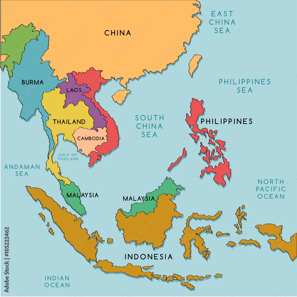 East Asia On Map