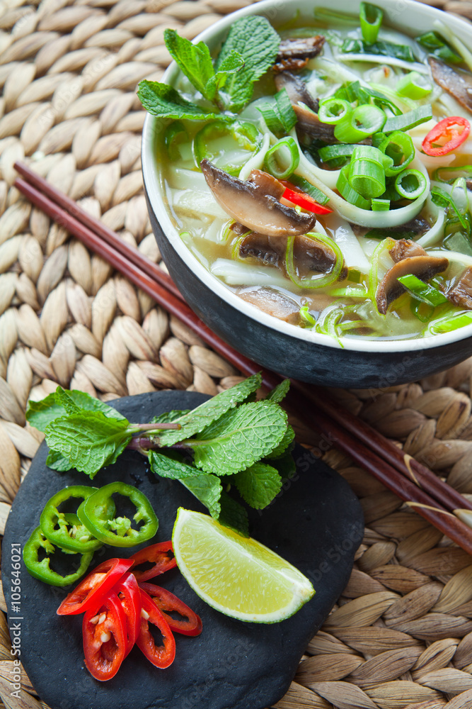 Vietnamese pho thom vegetarian Stock Photo | Adobe Stock
