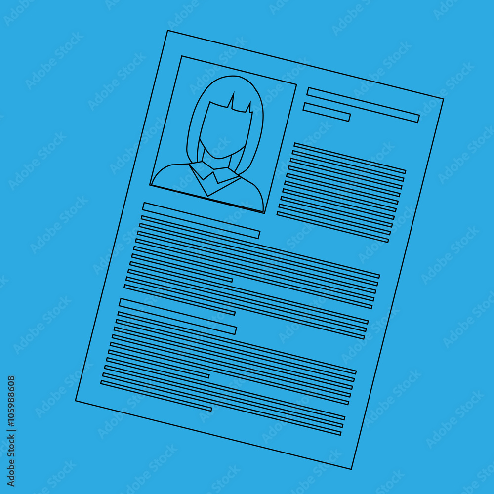 curriculum vitae design Stock Vector | Adobe Stock