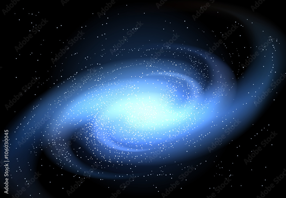 Vector de Stock Galaxy vector background | Adobe Stock