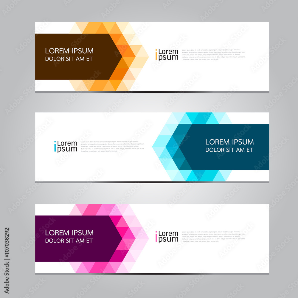 Vector design Banner background, illustration EPS10 Stock Vector ...