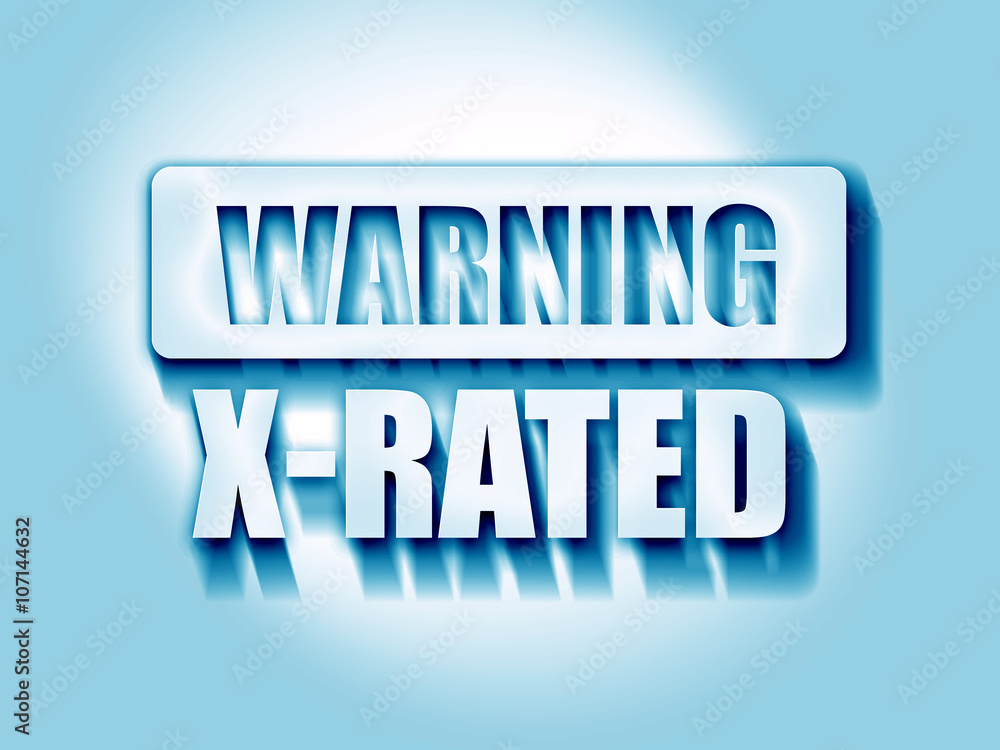 Xrated sign isolated Stock Illustration | Adobe Stock