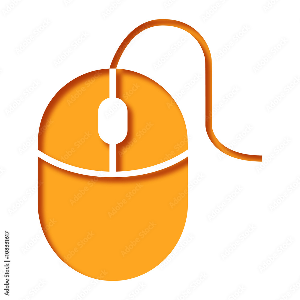 Logo souris ordinateur. Stock Vector | Adobe Stock