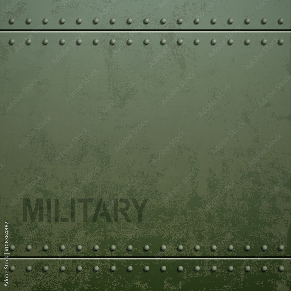 Old military armor texture with rivets. Metal background. Stock Stock ...
