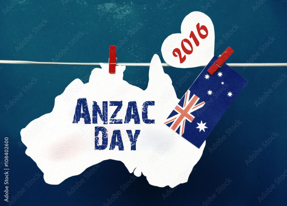 Fotografie Remembrance, November 11, or Anzac Day, April 25, public ...