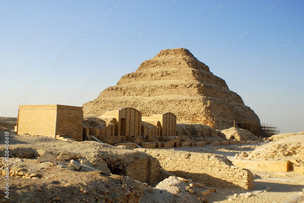Saqqara, also spelled Sakkara or Saccara in is a vast, ancient burial ...