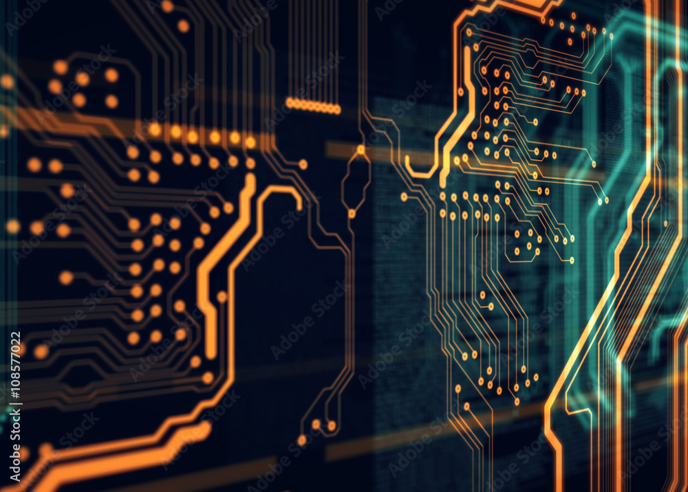 Technology background/Technology background of the abstract computer ...