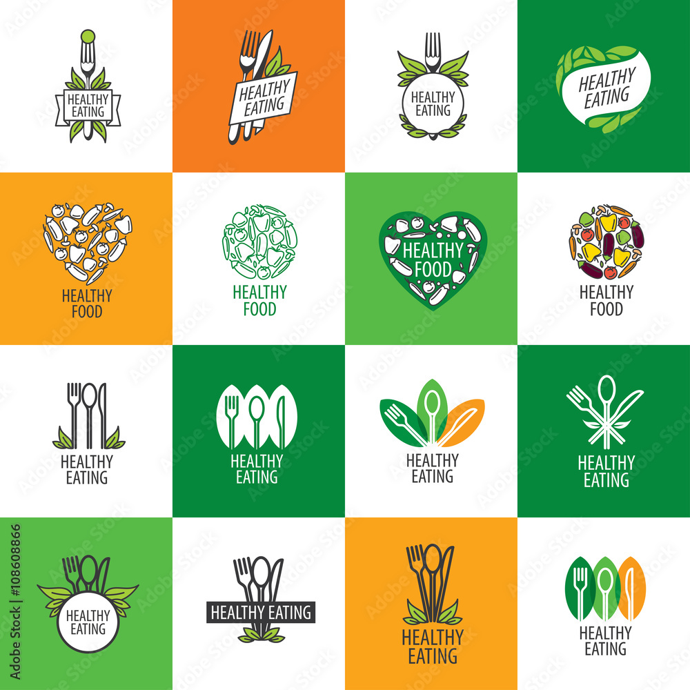 vector-logo-healthy-eating-stock-vector-adobe-stock
