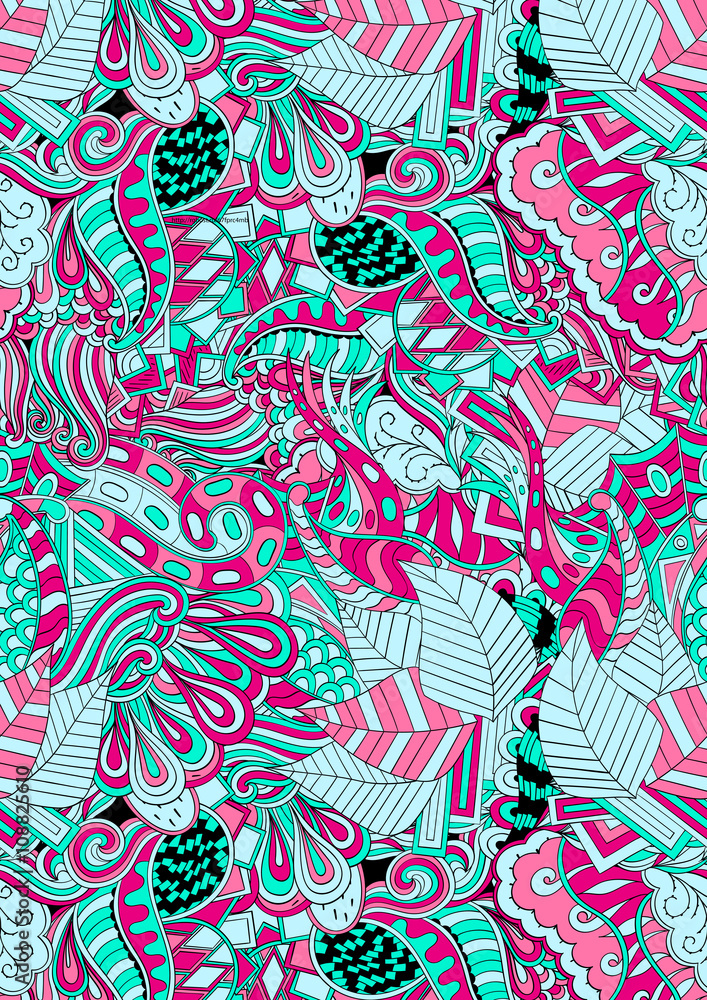 A1, A2, A3, A4 paper proportions. Tracery loops, doodle wind pattern ...