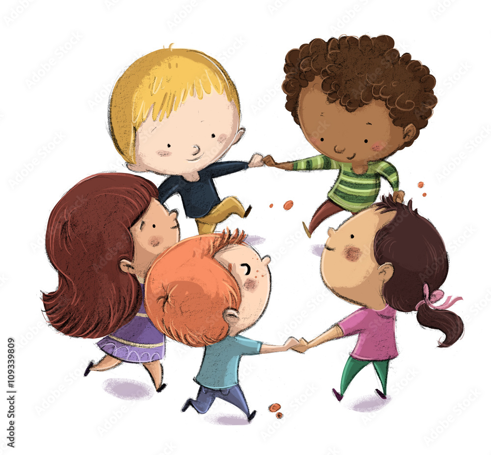 Niños Jugando Juntos