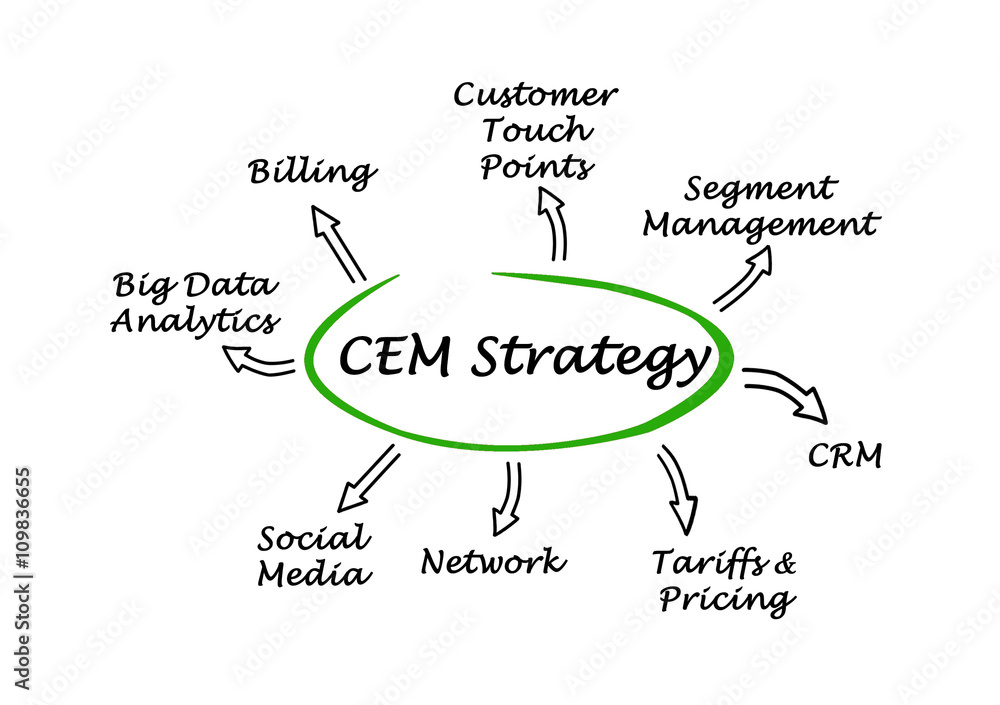 Diagram of CEM Strategy Stock Illustration | Adobe Stock