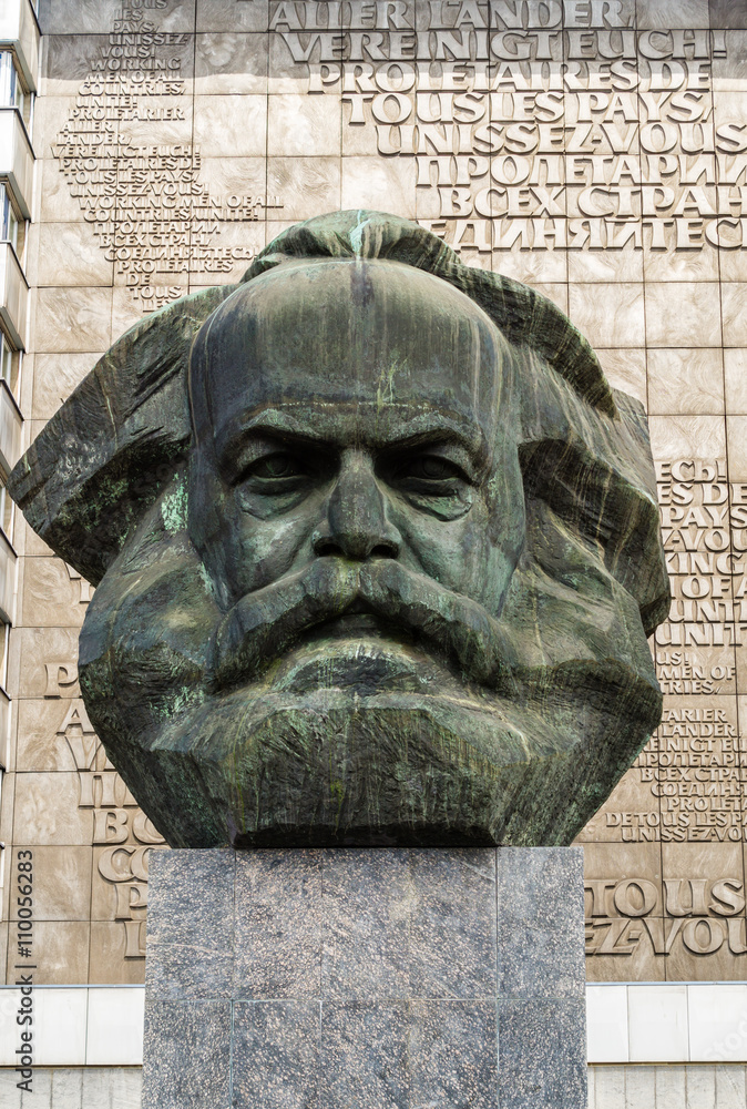 Karl Marx Monument in Chemnitz Stock Photo | Adobe Stock