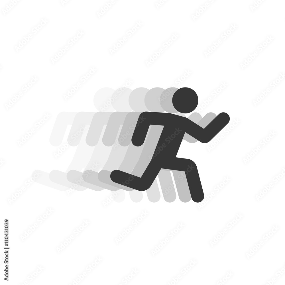 runner silhouette simple