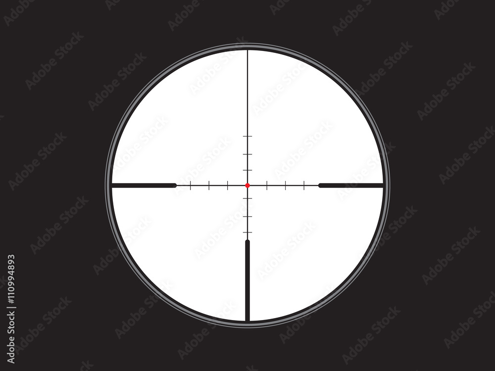 crosshair, reticle, vector eps10 Stock Vector | Adobe Stock