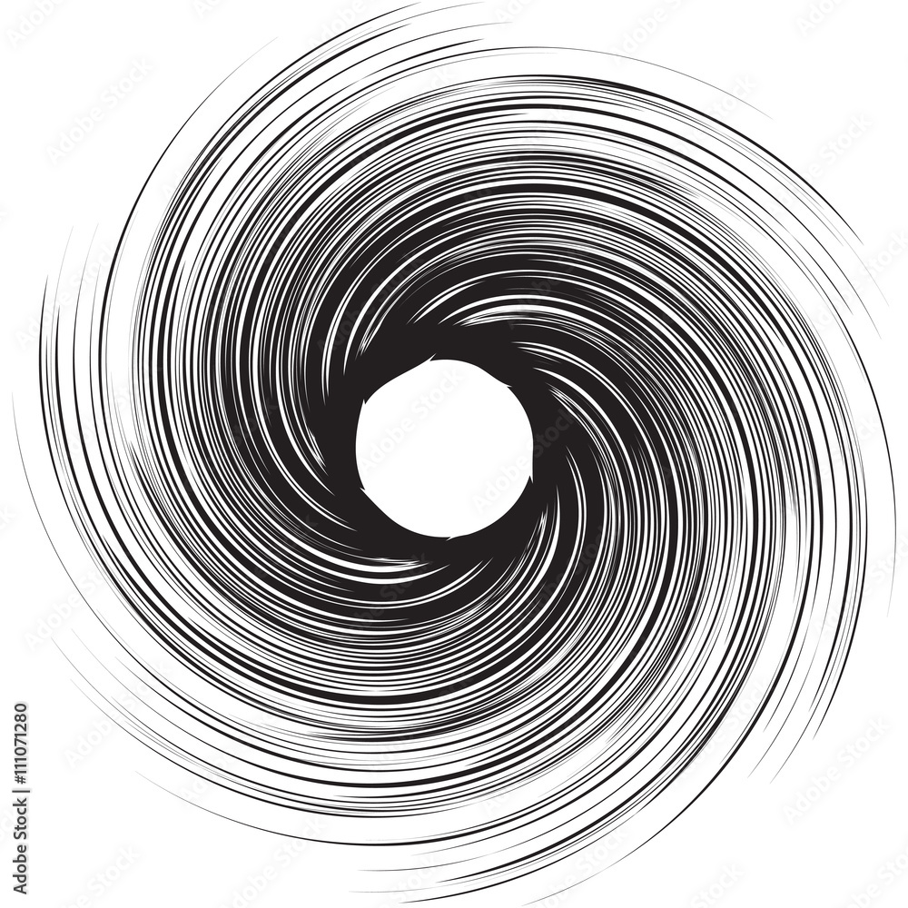 Vortex speed lines background. Storm swirl element in manga or pop art ...