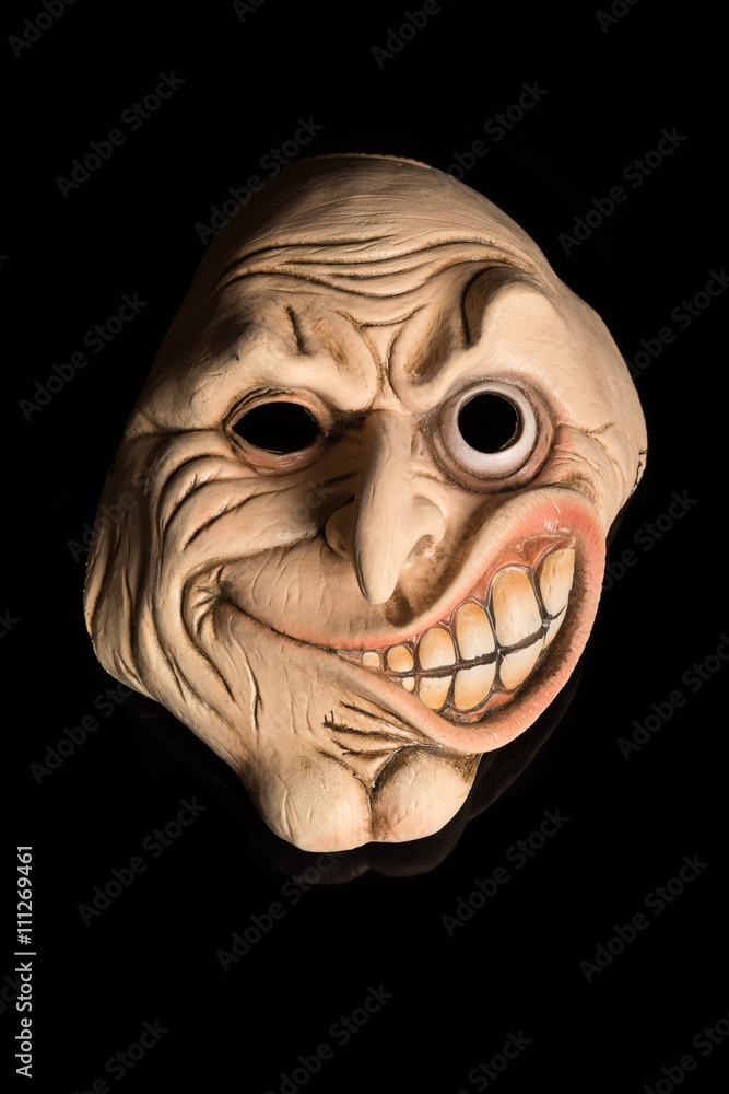 Scary Face Mask Stock Photo | Adobe Stock