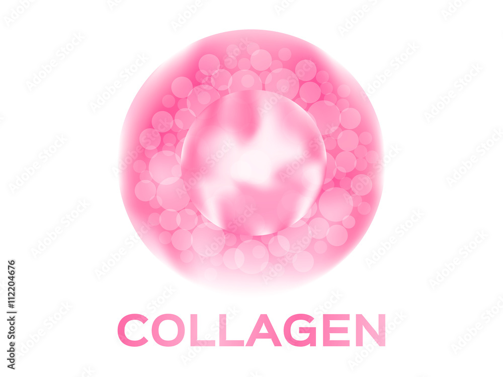 collagen vector , collagen icon and logo Stock Vector | Adobe Stock