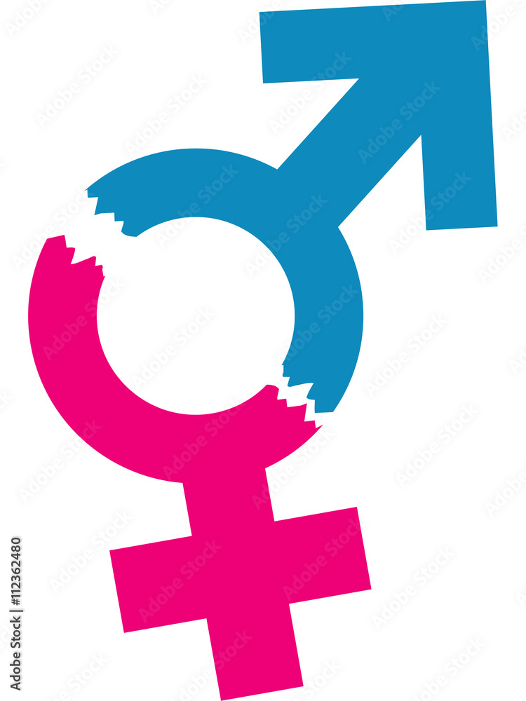 Logo, Symbol, Signet oder Flat Icon zu Gender Mainstreaming Stock ...