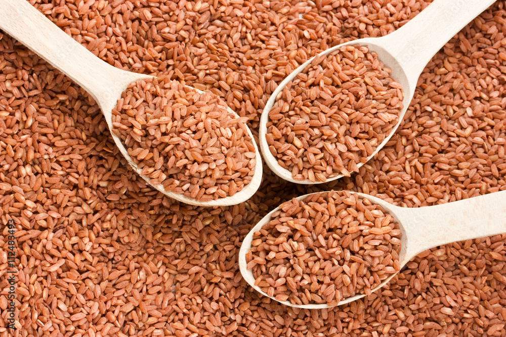 Stock-Foto „Brown grain rice varieties devzira“ | Adobe Stock