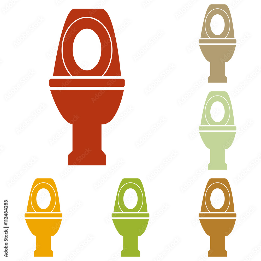 Toilet sign illustration Stock Vector | Adobe Stock