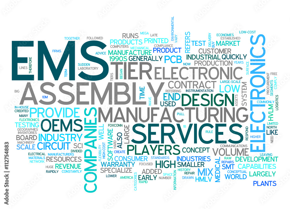 EMS collage of word concepts Stock Illustration | Adobe Stock
