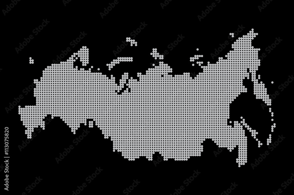 map of russia. illustration geography vector cartography, Stock Vector ...