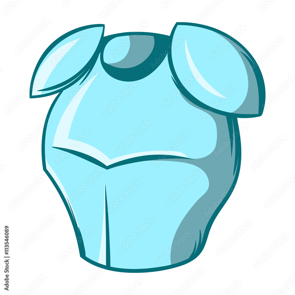 Medieval knight armor icon, cartoon style Stock Vector | Adobe Stock