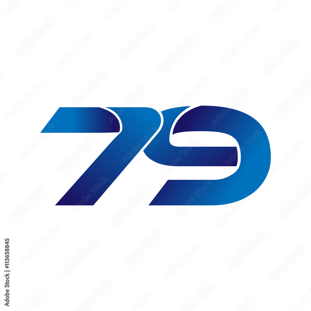 Simple Numbers Logo Vector Blue 100 Stock Vector | Adobe Stock Simple Numbers Logo Vector Blue 100 Stock Vector | Adobe Stock