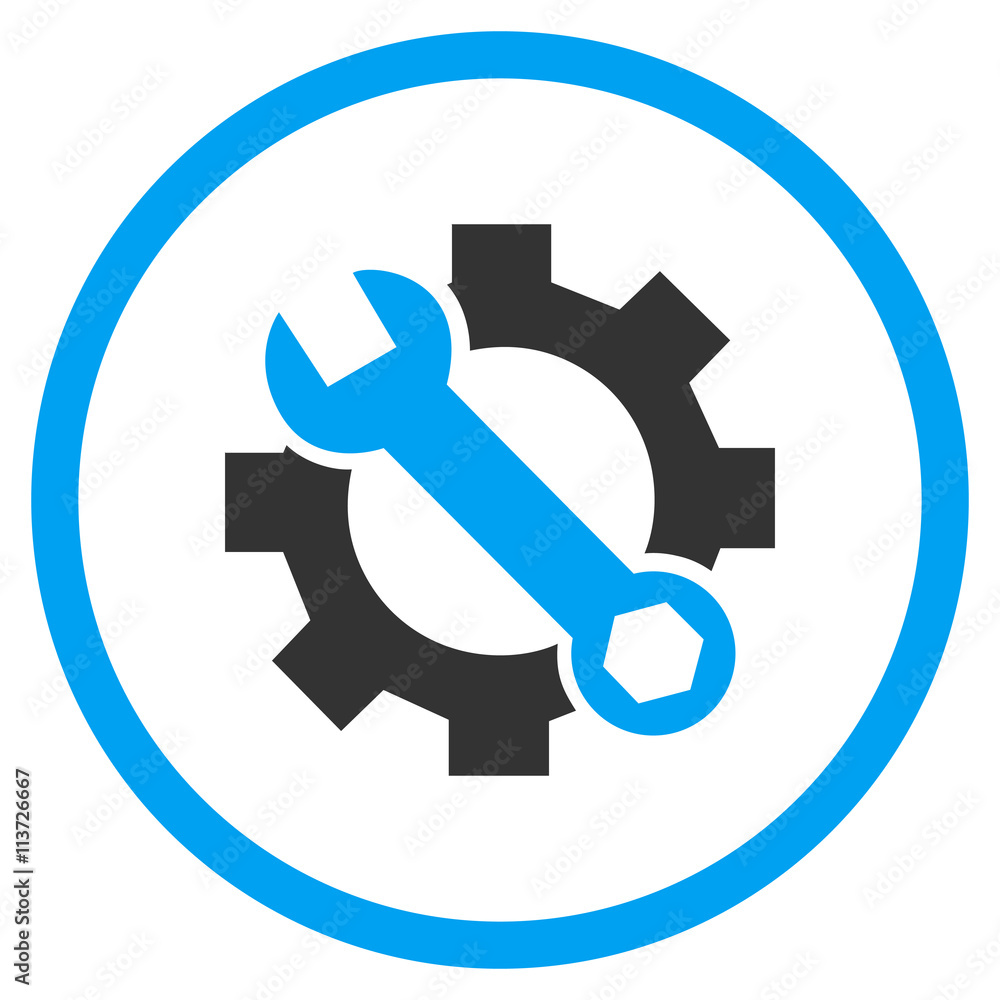 Developer Tools vector bicolor icon. Image style is a flat icon symbol ...