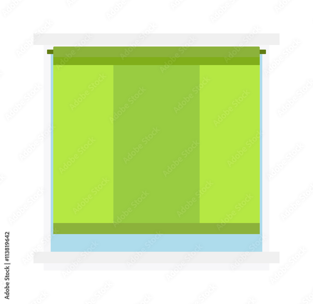 House window vector isolated on white background Stock Vector | Adobe Stock