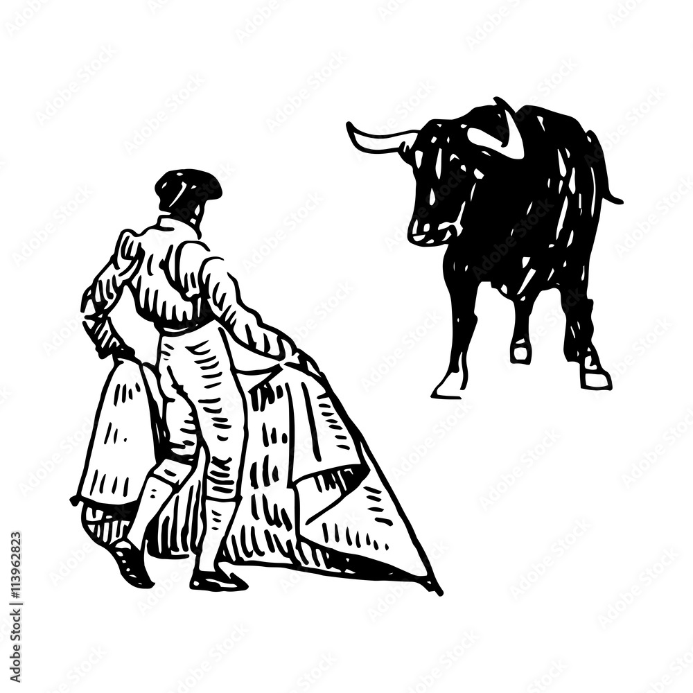 Bullfighter Drawing