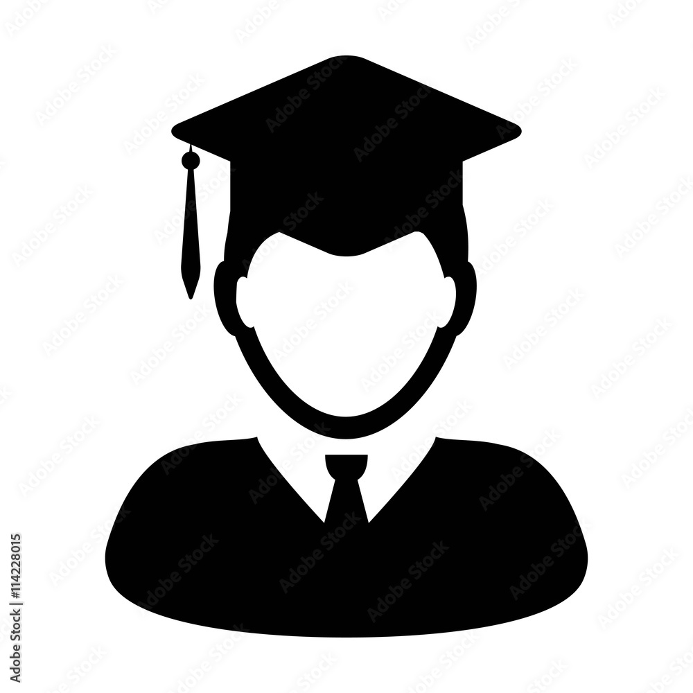 Student Icon Stock Vector | Adobe Stock