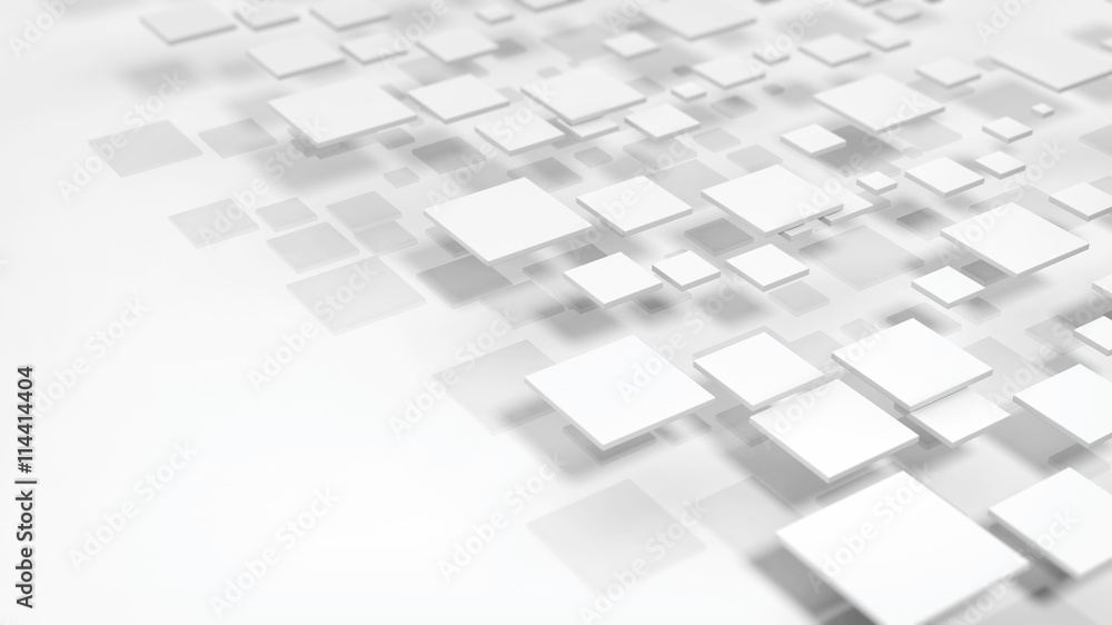 Graphic abstract white cube shaped background Stock Photo | Adobe Stock