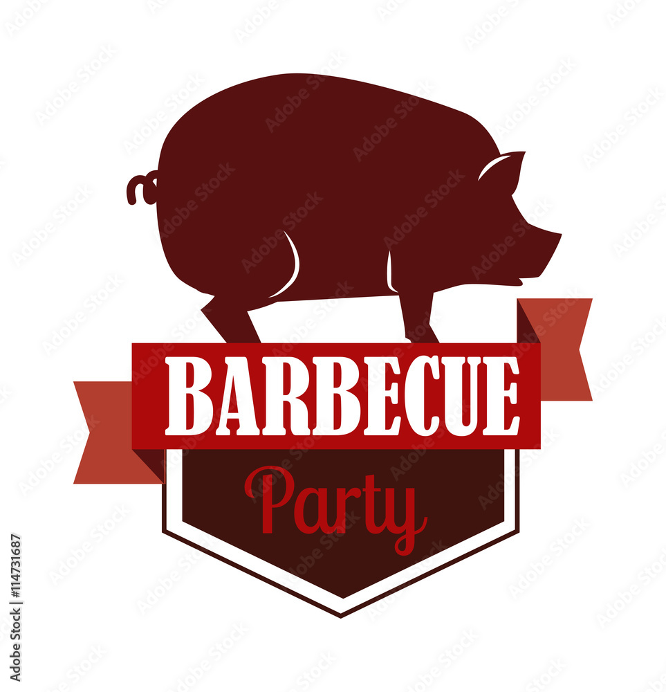 Barbecue logo and grill labels set, badge and emblem. BBQ logo vector ...