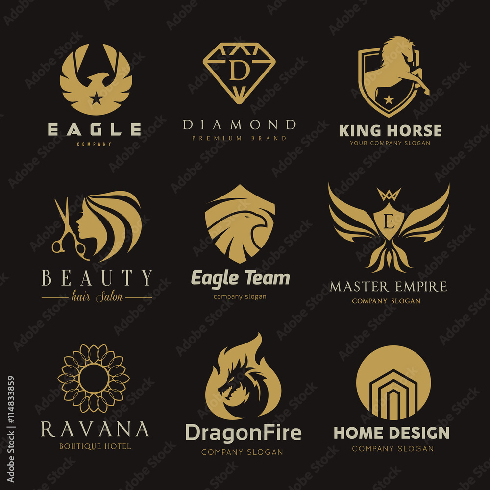 Logo Collection. Set of brand identity. Vector Illustration Templates ...