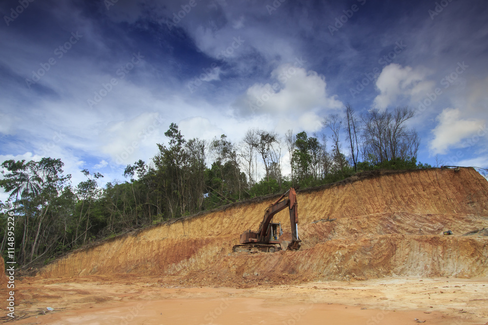 Deforestation: Excavators destroy rainforest to make way for oil palm ...