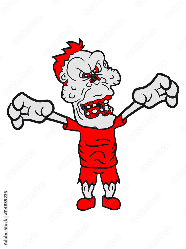 eating undead evil disgusting monster horror halloween zombie design ...