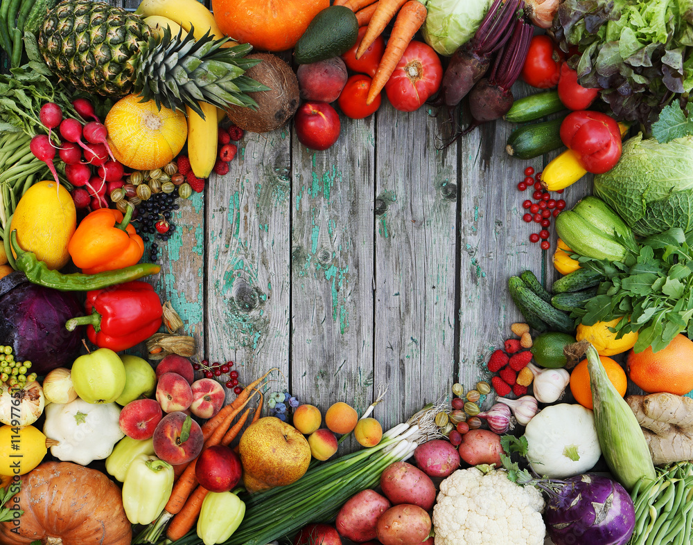 Healthy food background Stock Photo | Adobe Stock