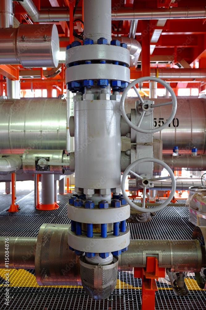 Pipeline production and valve for oil and gas process, Pipeline ...