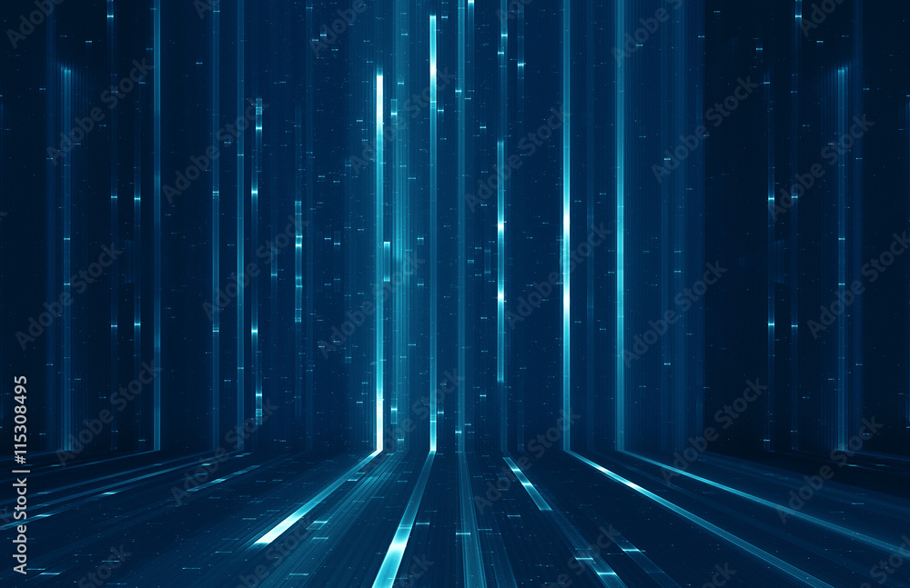 Abstract data stream matrix like background Stock Illustration | Adobe ...