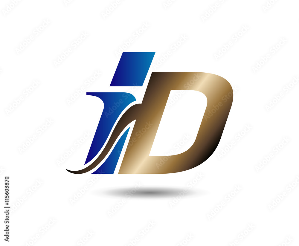 letter I and D logo Stock Vector | Adobe Stock