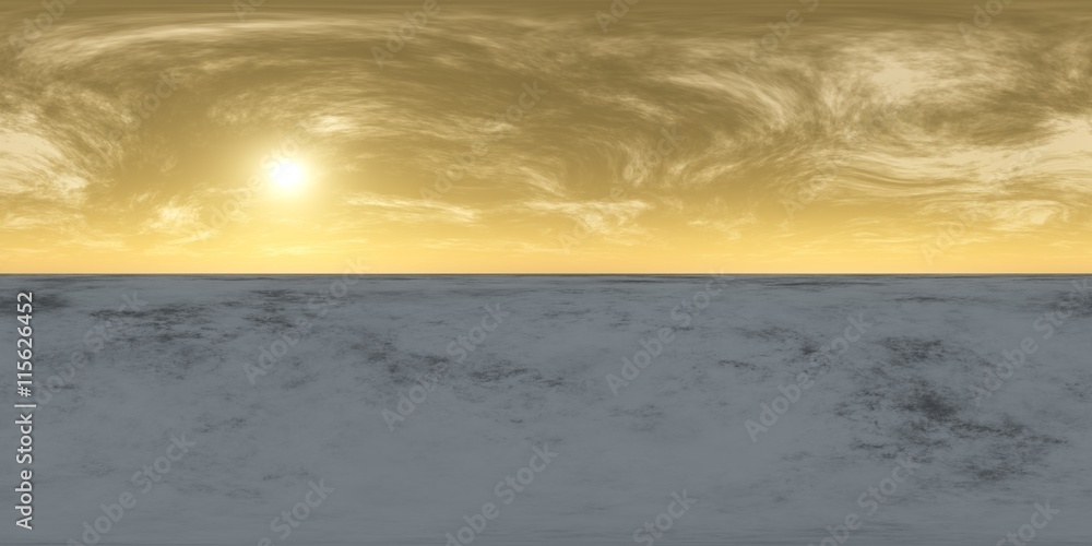 Environment map. HDRI map. Equirectangular projection. Spherical ...
