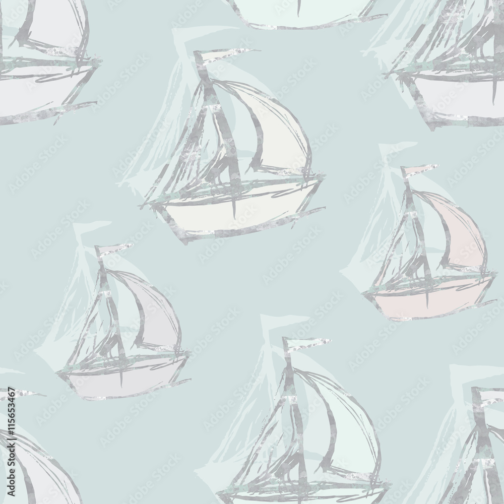 Boats seamless pattern Stock Illustration | Adobe Stock Boats seamless pattern Stock Illustration | Adobe Stock